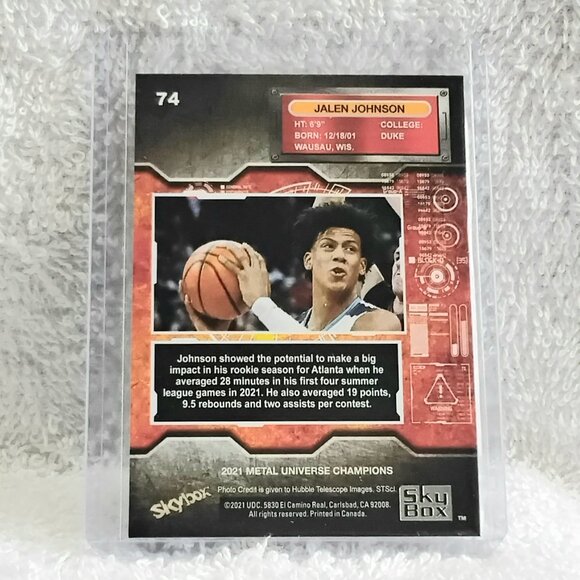 Basketball | Toys | 52 Mint 202 Skybox Muc Jalen Johnson Basketball ...